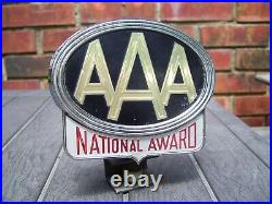 1950s Antique AAA Emblem License plate Topper Vintage Chevy Ford Hot ...