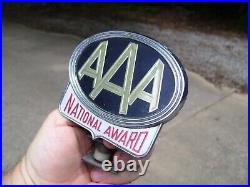 1950s Antique AAA Emblem License plate Topper Vintage Chevy Ford Hot ...