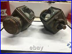 PARTS LOT #66 Vintage Old BRASS ERA Car Parts Light Lamp Carriage ...